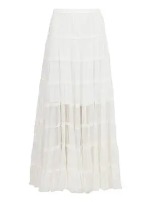ALLSAINTS Eva Tiered Midi Skirt