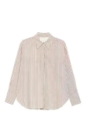 ALYSI Striped Shirt - Neutrals