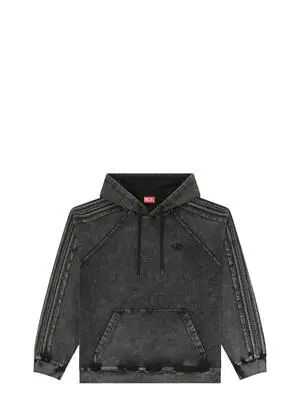 DIESEL® Logo-embroidered Hoodie - Grey
