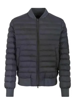 Herno Quilted Zip Jacket - Grey