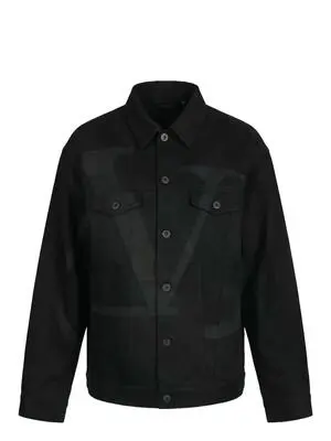 Valentino Garavani Logo-print Jacket - Black