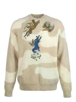 Valentino Garavani Animal-prints Sweater - Neutrals