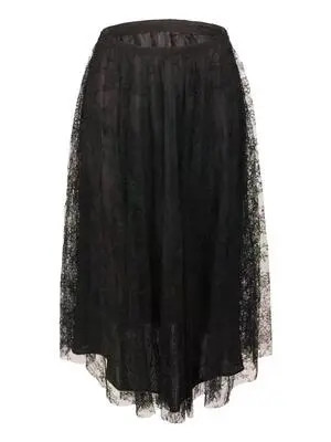 Valentino Garavani Lace Skirt - Black