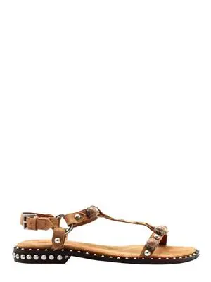 Ash Podium Studded Sandals Brown