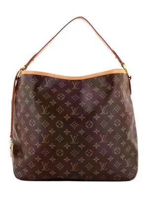 LOUIS VUITTON Delightful Nm Handbag Monogram Canvas Mm Hobo - Brown