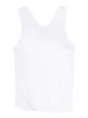 DANIELE FIESOLI Sleeveless Scoop-neck Top - White