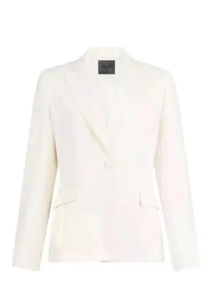 Liu Jo Single-breasted Blazer With Flap Pockets - Neutrals