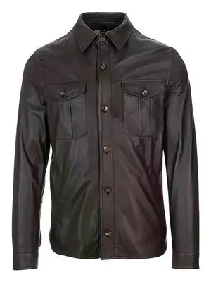 KIRED Flap-pocket Overshirt - Brown