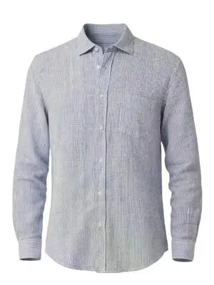 Hartford Paul Striped Shirt - Blue