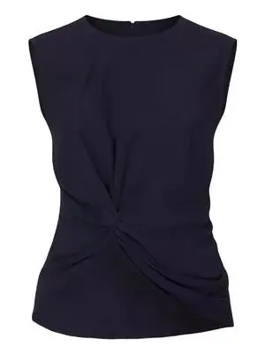 Liviana Conti Knot-detail Blouse - Blue
