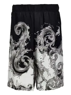 Versace Wave Couture Shorts - Blue