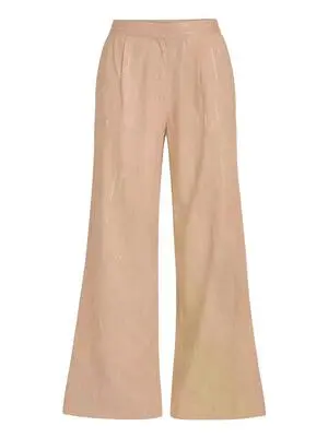 MEIMEIJ Pinstriped Flared Trousers - Neutrals