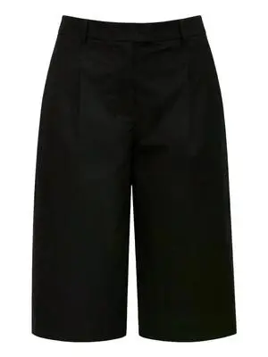 Patrizia Pepe Pleated Shorts Black