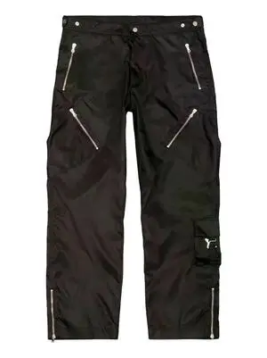 AFTER THAT Zip-detail Cargo Pants - Black