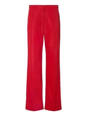Fendi Logo-detail Trousers - Red