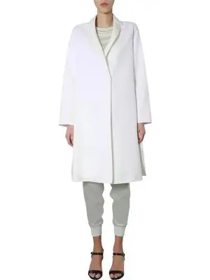 Fabiana Filippi Notched-lapel Coat - White
