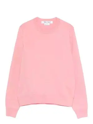 Comme Des Garçons Crewneck Sweater - Pink