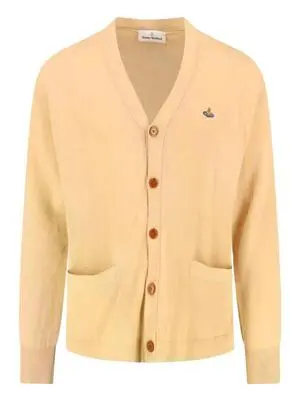VIVIENNE WESTWOOD Button-front Cardigan - Neutrals