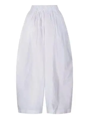 MR.MRS SHIRT Elastic-waist Trousers - White