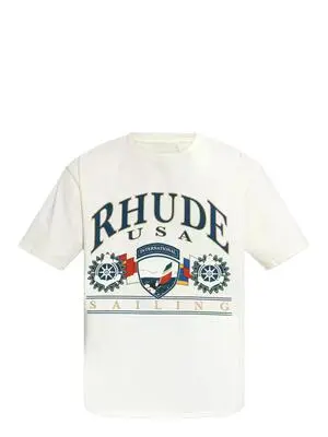 Rhude Graphic-print T-shirt - Neutrals