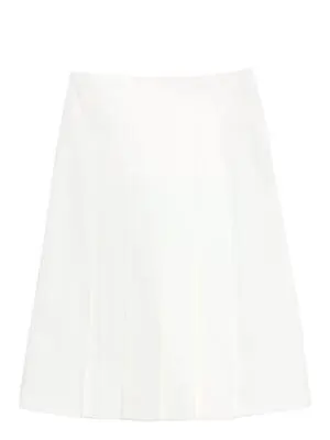 A.p.c. Pleated Mini Skirt - White