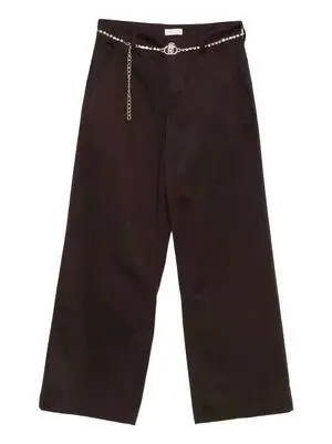 Liu Jo Cropped Trousers - Brown