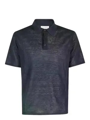 ROBERTO COLLINA Short-sleeve Polo Shirt - Blue