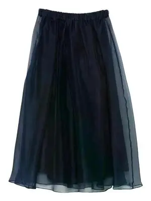 Max Mara Visino Pleated Skirt - Blue