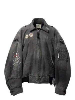 Mihara Yasuhiro Sun Faded Military Jacket - Grey