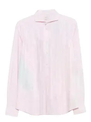 TRAIANO MILANO Striped Shirt - Pink
