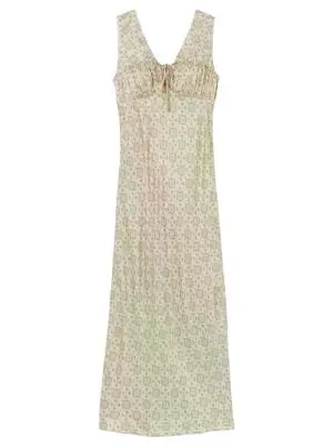 Claudie Pierlot Printed Sleeveless Dress - Neutrals
