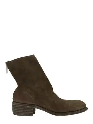Guidi Zip-fastening Ankle Boots - Brown