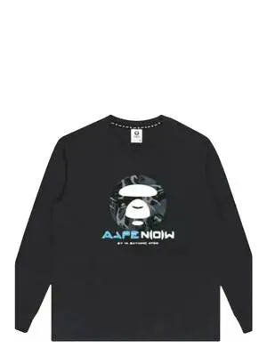 A BATHING APE Long Sleeve T-shirt - Black