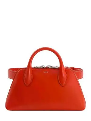 Coperni Duffle Leather Belt Bag - Red