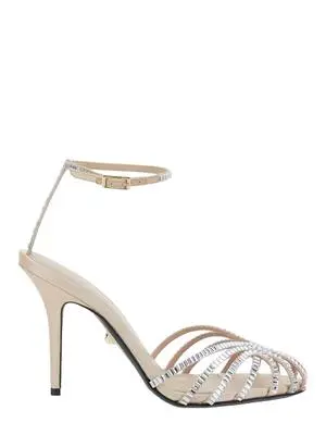 ALEVI MILANO 95mm Penelope Xtal Heeled Pumps - Neutrals