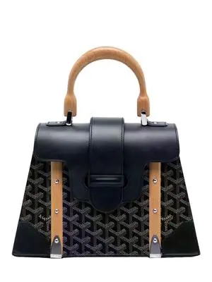 Goyard 2019 Ine Saigon Structured Pm Satchel - Black