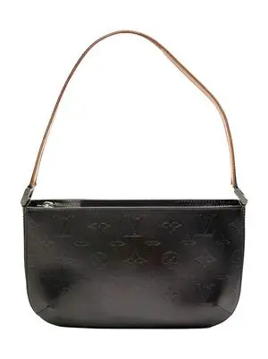 LOUIS VUITTON 2002 Louis Vuitton Monogram Mat Fowler Shoulder Bag Grey