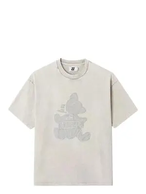 Izzue Embossed-graphic T-shirt - Neutrals