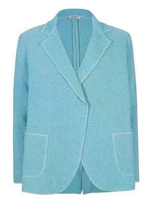 BASE MILANO Single-breasted Blazer - Blue