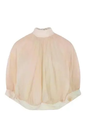 COMME DES GARÇONS TAO Bow-detail Blouse - Neutrals