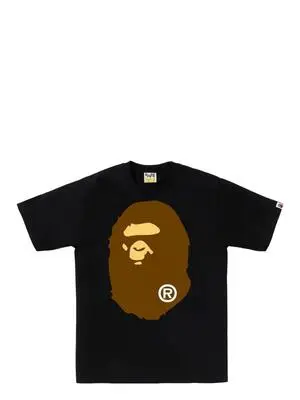 A BATHING APE Big Ape Head Cotton T-shirt - Black