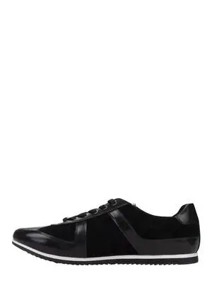 Versace Panel Sneakers - Black