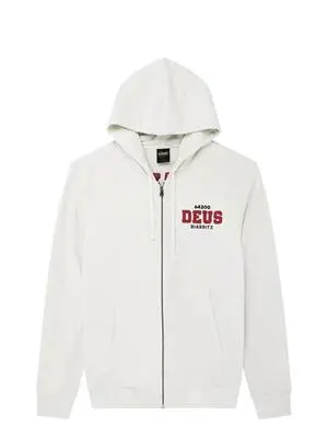 Deus Ex Machina Zip-up Long Sleeve Hoodie - Grey