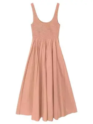 Xirena Florence Smocked Dress Pink