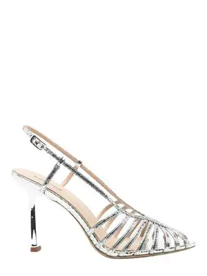 Lola Cruz Gata Sandals - Silver