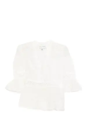 WE ARE KINDRED Peplum-hem Blouse - Neutrals