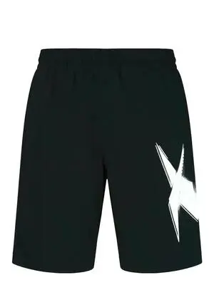 REEBOK Logo-detail Shorts - Black