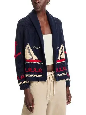 THE GREAT. Lodge Cardigan Sweater