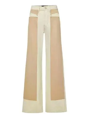 Veronica Beard Colourblock Trousers - Neutrals