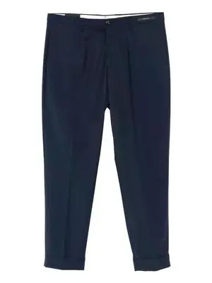 MICHAEL COAL Button Trousers - Blue